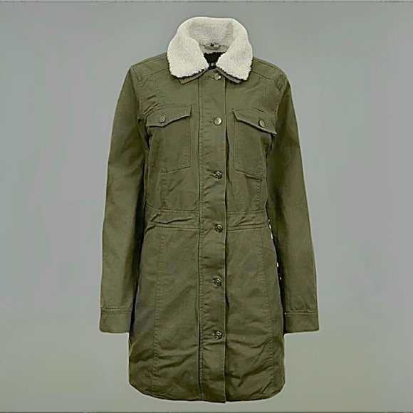Steve Madden | Jackets & Coats | Steve Madden Sherpa Cargo Coat | Poshmark